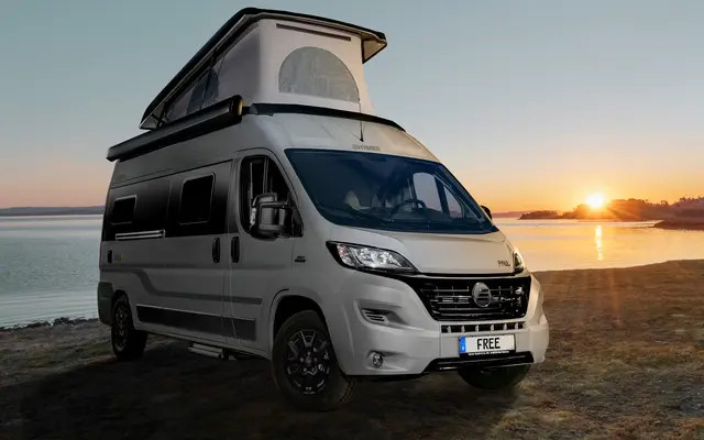 HYMER FREE 600 k pronájmu nedaleko Prahy